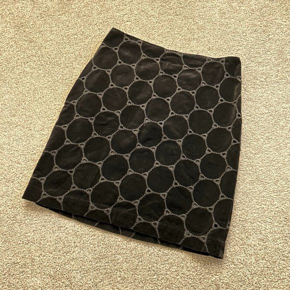 Boden | Skirts | Boden Polka Dot Embroidered Laser Cut Skirt In Black ...